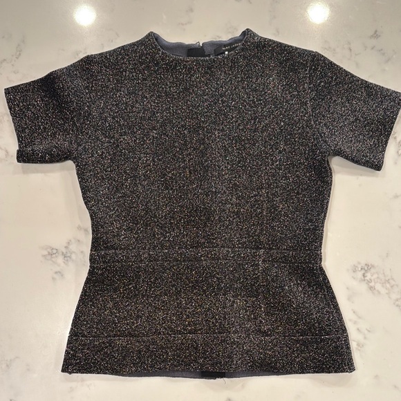 Marc Jacobs | Tops | Marc Jacobs Black Glitter Top | Poshmark